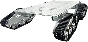 Amazon.com: SZDoit TS900 Smart Shock Absorption Robot Tank Car Chassis ...