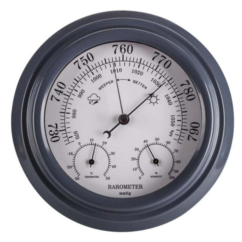 Buy JINYISI 3 in 1 Weather Station, Home Barometer, Indoor Thermometer ...