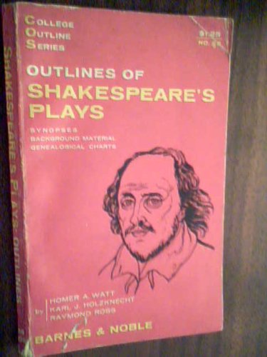 Amazon.com: Outlines of Shakespeare's Plays: Synopses, Background ...