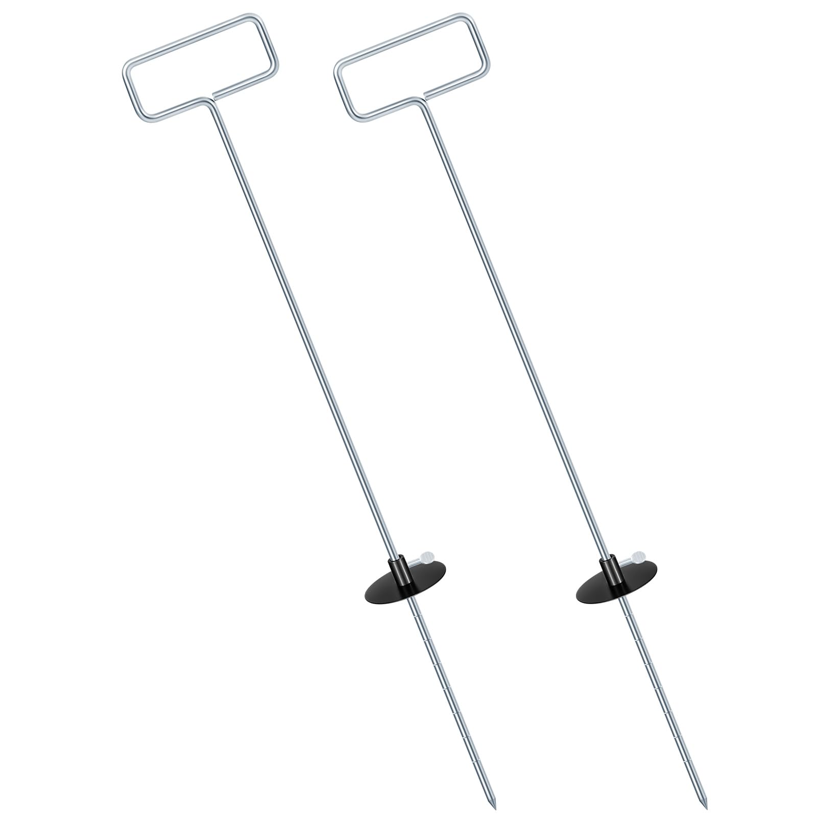 Amazon.com: Saysurey 2 Pcs Asphalt Depth Gauge 28.54 Inch Metal Depth ...