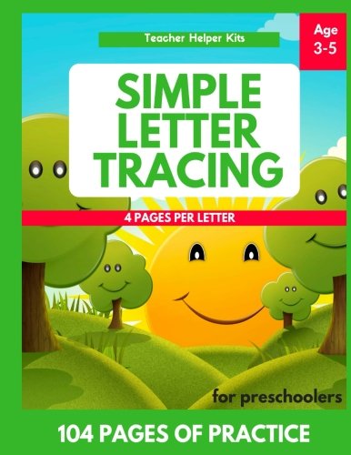 Simple Letter Tracing Book for Preschoolers: Letter Tracing Book ...