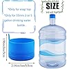 Amazon.com: 40 Pack Non Spill Caps,Reusable Water Bottle Caps ...