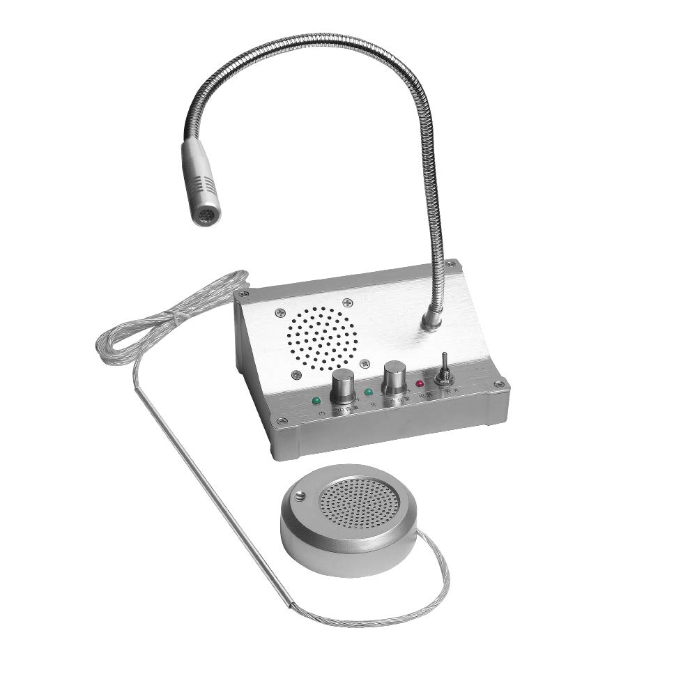 Buy Elikliv Dual-Way Counter Window Interphone,Voice Insant Window ...