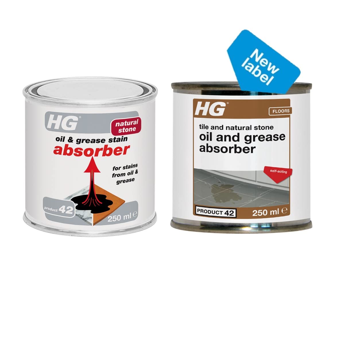 Buy 3 X Natural Stone Oil & Grease Stain Absorber 250 ml is an Oil ...