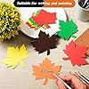 Amazon.com: 360 Pieces Maple Leaves Cutouts Fall Leaf Paper Cut Outs ...