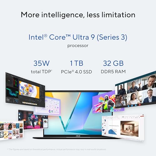 ASUS Vivobook S16 Laptop (2026), 16 inch 16:10 WUXGA OLED Display ...