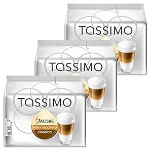 Tassimo Jacobs Latte Macchiato Classico, Kaffee, Milchkaffee, Kapsel ...