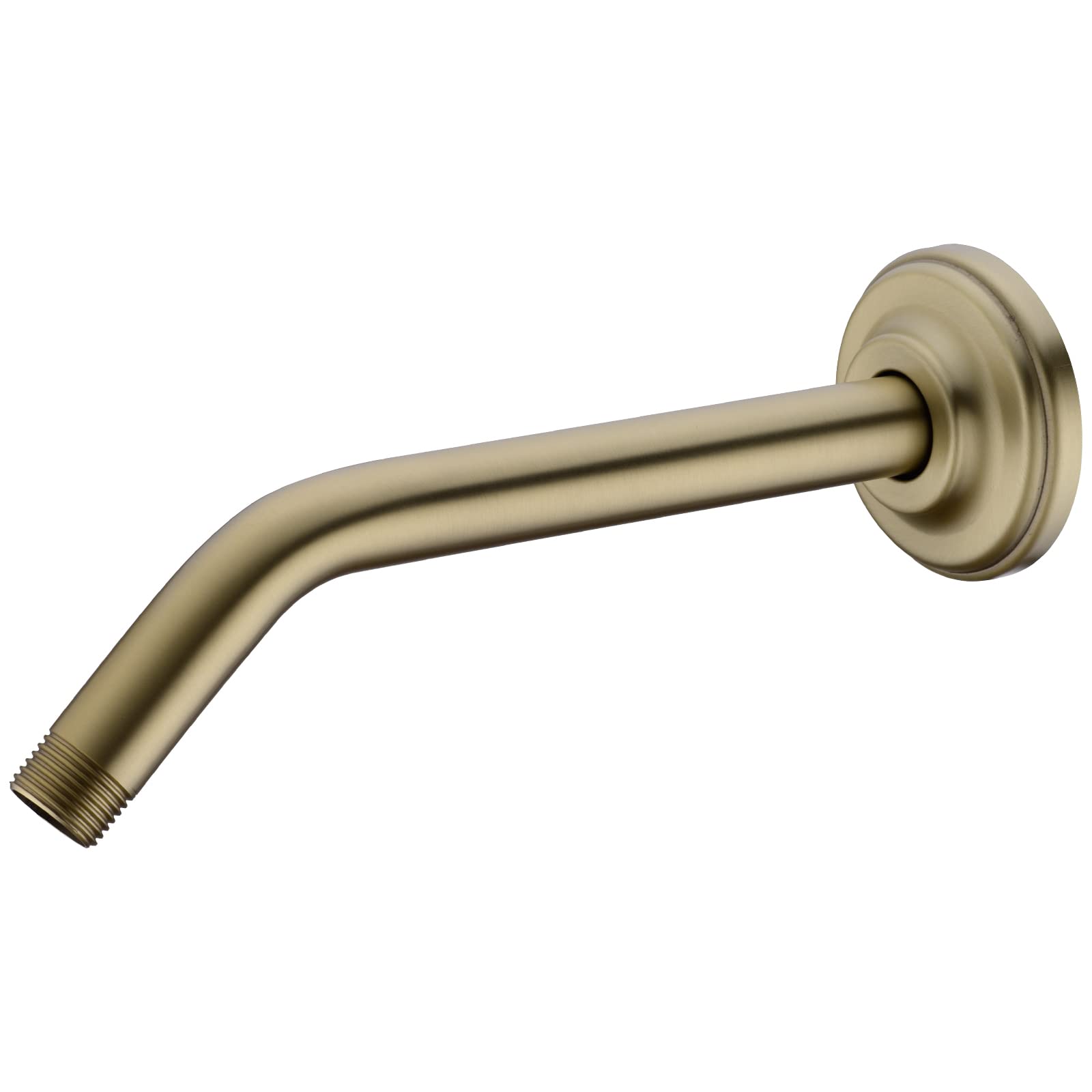 9 Inch Angled Shower Arm with Flange,Wall-Mounted Heavy Duty Stainless ...