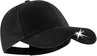 Amazon.com: LED Hat Light - POWERCAP 3.0 USB Rechargeable Baseball Cap ...