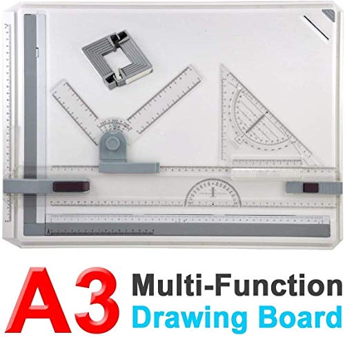 Buy A3 Drawing Board Table Set, Drafting Table Drawing Board Ergonomic ...