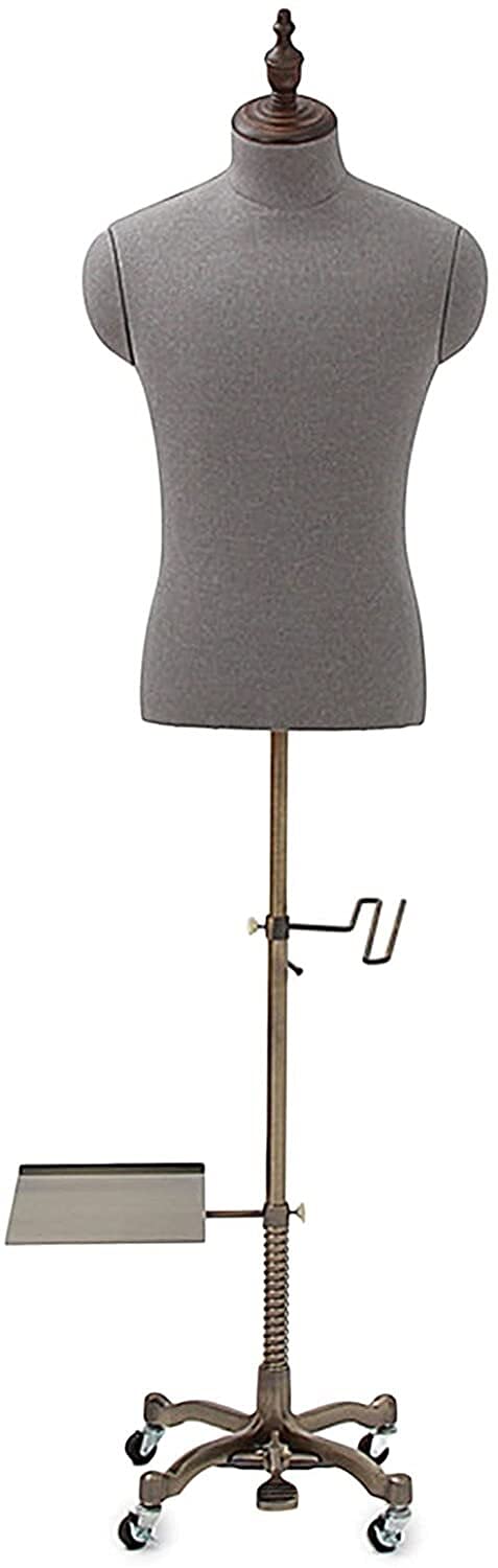 Tailors Mannequin Stand Male Mannequin Rolling With Wheels Base Shoe ...