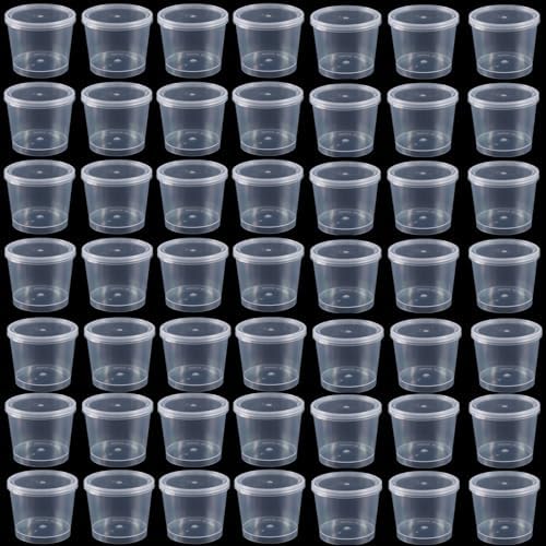 Amazon.com: Lobergel 50 Pack 4oz Small Slime Containers with Lids ...