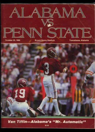 Football Game Program (1986) University of Alabama vs Penn State ...