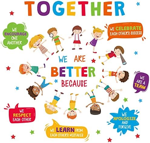 Amazon.com: wondever Reading Corner Rainbow Wall Decals Kids ...