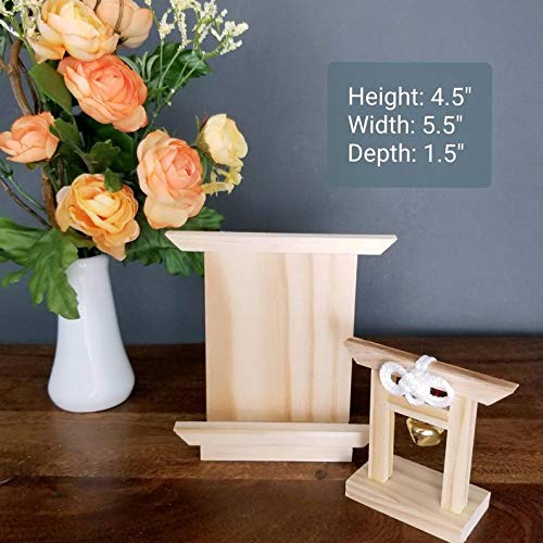 Buy Shinto Ofuda Stand with Torii Gate. Ofudatate. Small kamidana ...