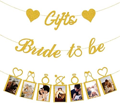 Amazon.com: Concico Bridal Shower Decorations - Bride to be happily ...