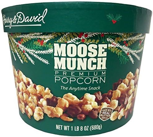 Amazon.com: Harry & David Moose Munch Gourmet Popcorn 24 Oz Drum
