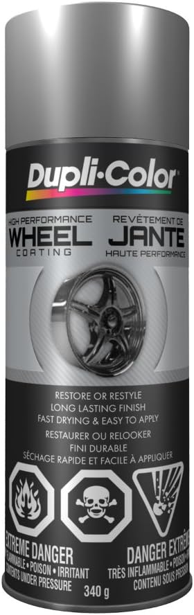 Dupli-Color CHWP10207 High Performance Wheel Coating, Graphite, 12 ...
