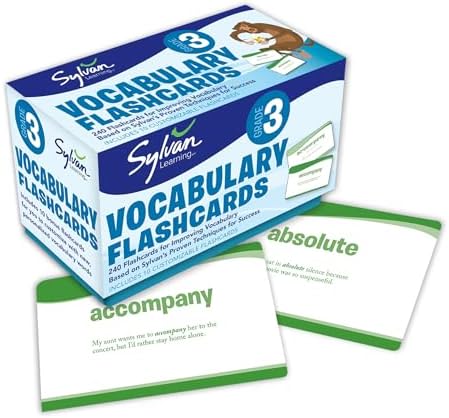 3rd Grade Vocabulary Flashcards: 240 Flashcards for Improving ...