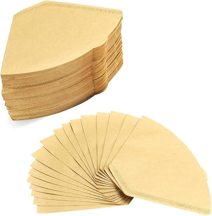 Amazon.com: Cone Coffee Filters (Natural Unbleached, 300) (300, Natural ...