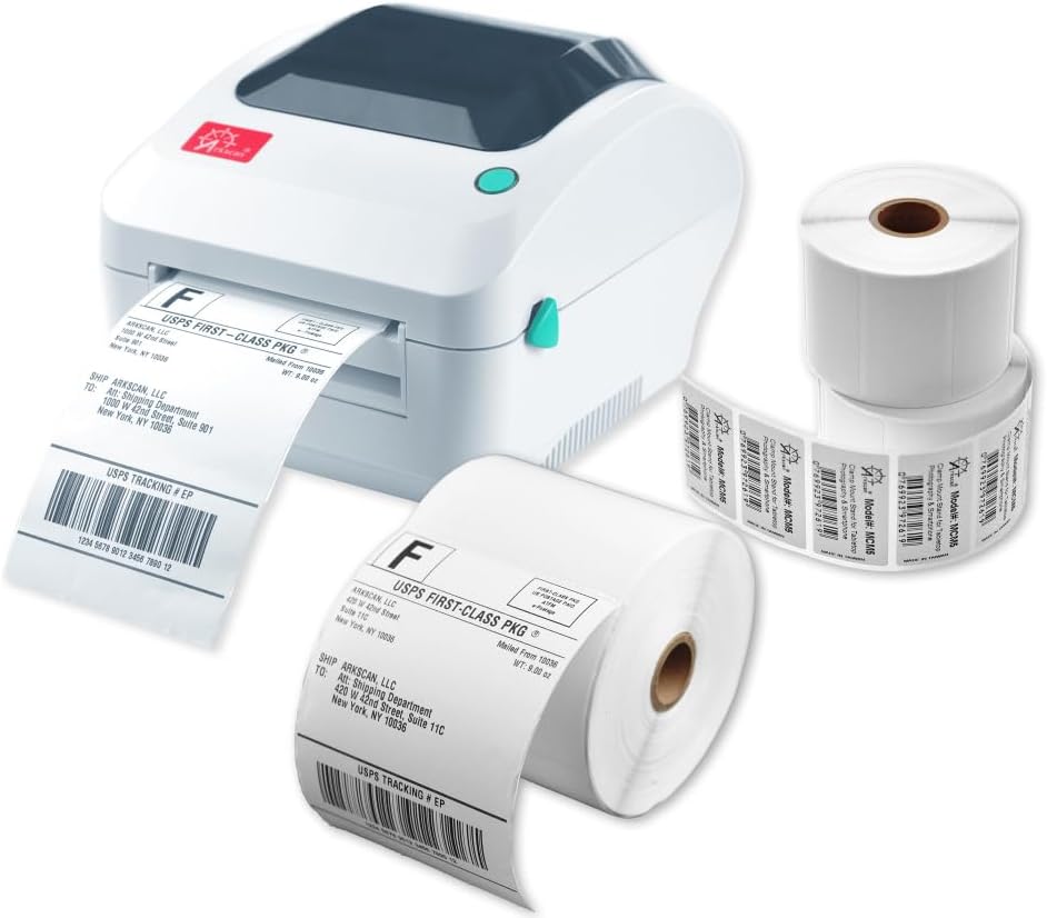 Amazon.com : Arkscan 2054A USB + LAN/Ethernet Thermal Shipping Label ...