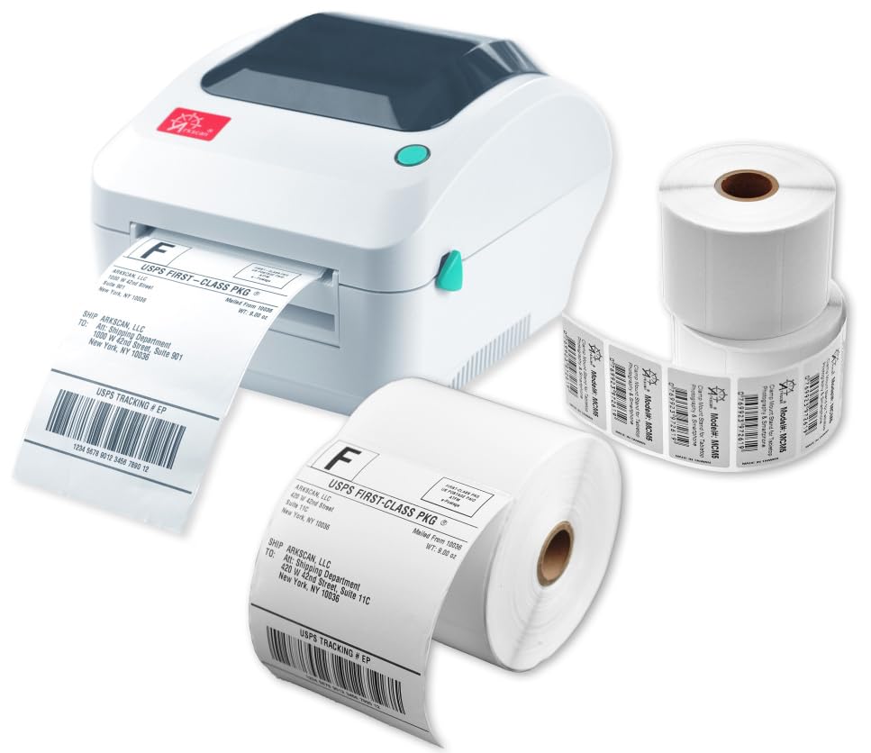 Amazon.com : Arkscan 2054A USB + LAN/Ethernet Thermal Shipping Label ...