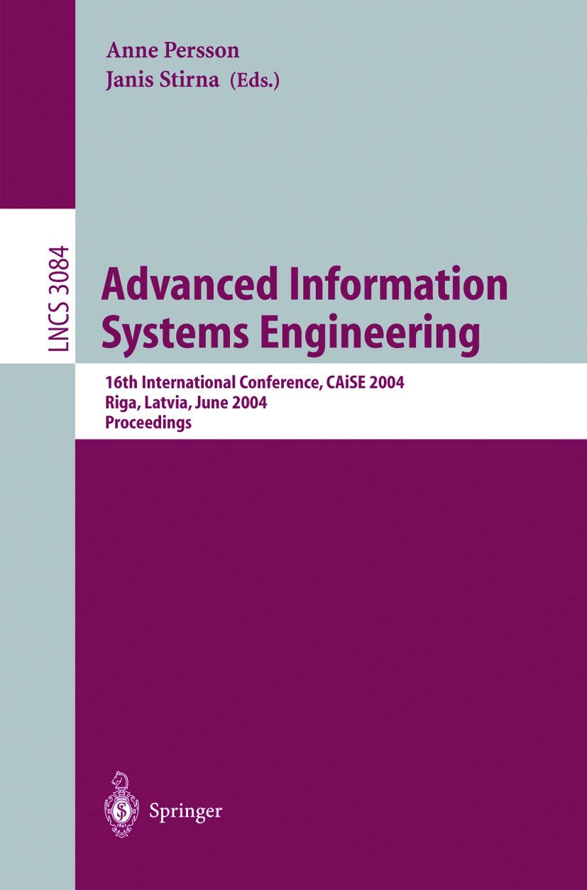 Buy Advanced Information Systems Engineering: 16th International ...
