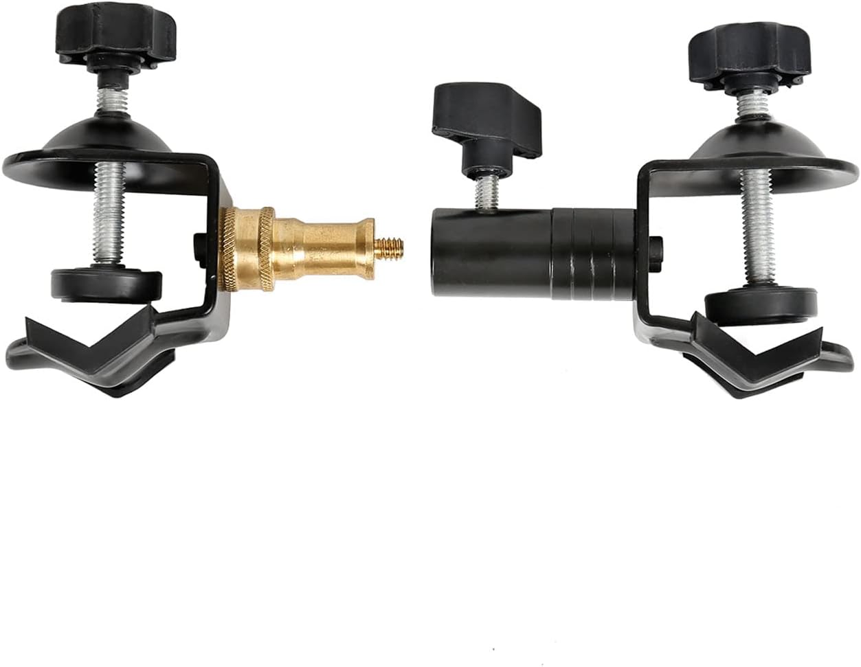 Heavy Duty Metal Clamp Copper Plated Holder Double U Clip Dual C Clamp ...