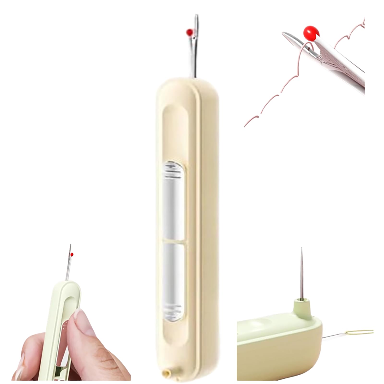 Amazon.com: 2-in-1 Needle Threader and Seam Ripper, 2025 Upgrade Plug ...