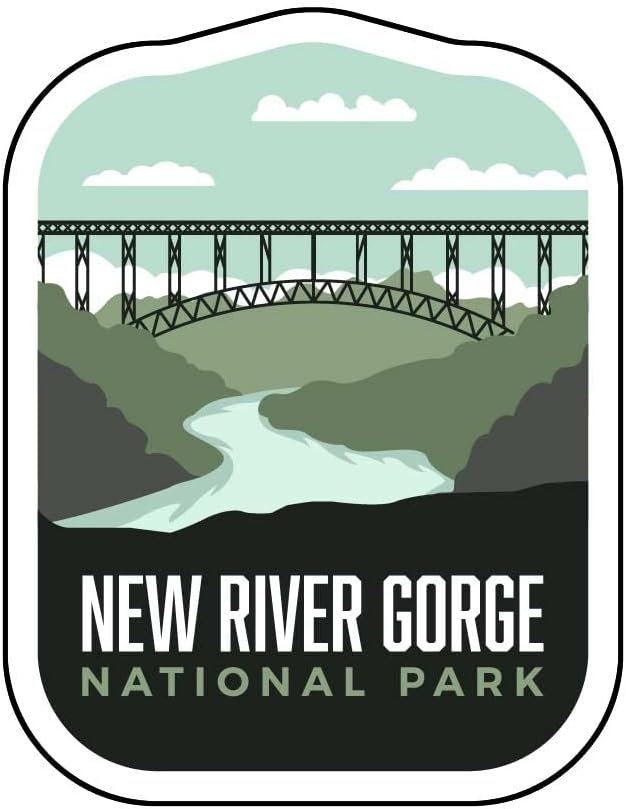Buy Vagabond Heart New River Gorge National Park Iron-on Patch Online ...