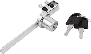 uxcell Drawer Display Case Showcase Window Sliding Glass Door Lock w ...