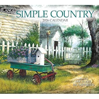 Simple Country 2026 Wall Calendar : Humphries, Michael: Amazon.ca ...