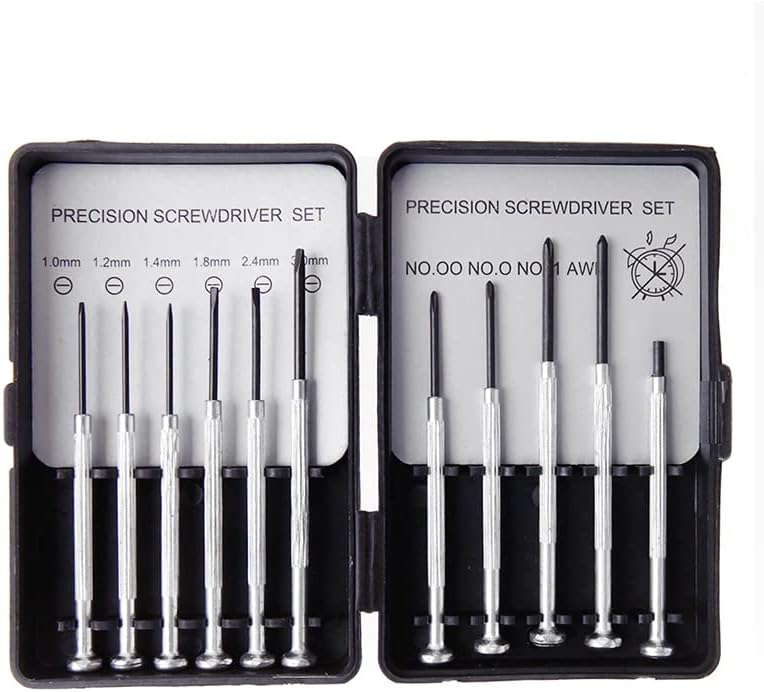 fiXte® 11Pcs Mini Screwdriver Set, Precision Screwdrivers with Mini ...