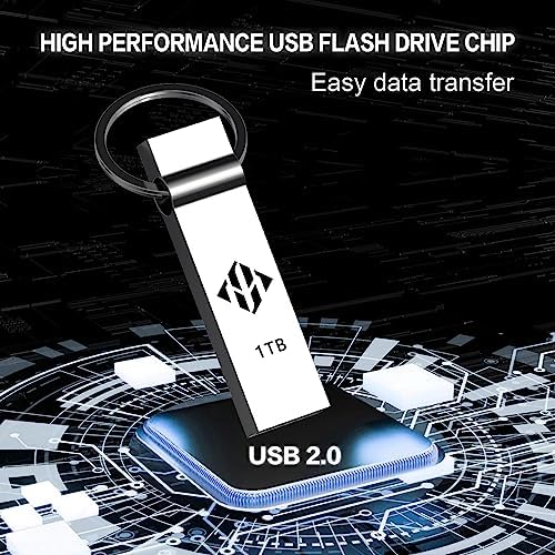 WLOTPO Clé USB 1 To Clé USB étanche Jump Drive Pen Drive avec porte ...