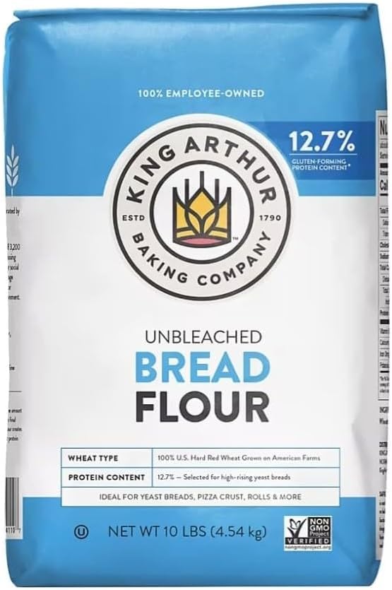 Amazon.com : King Arthur Unbleached Bread Flour (10 lb bag) : Grocery ...