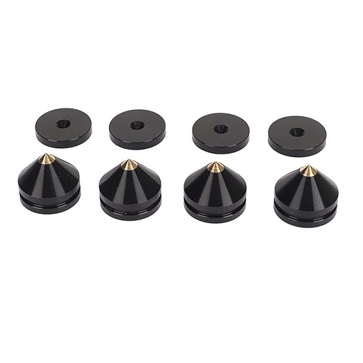 Speaker Isolation Feet Pads 4Pcs Set, 20mm Aluminum Alloy Speaker ...