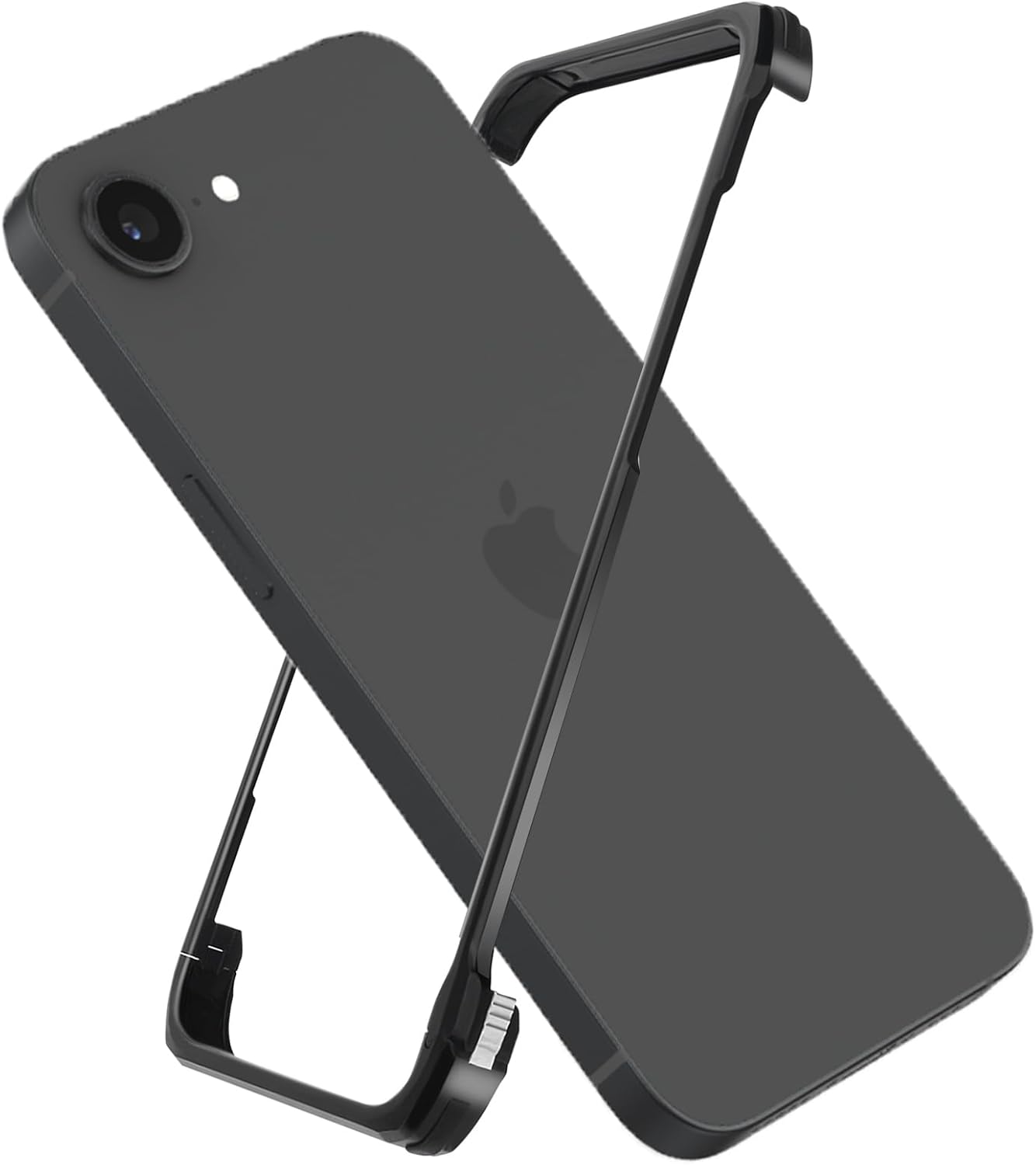 Amazon.com: Hiooloon for iPhone 16e Metal Bumper Case Frameless, Slim ...