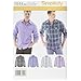 Amazon.com: Simplicity Pattern 1544 Men's Shirt with Fabric Variations ...