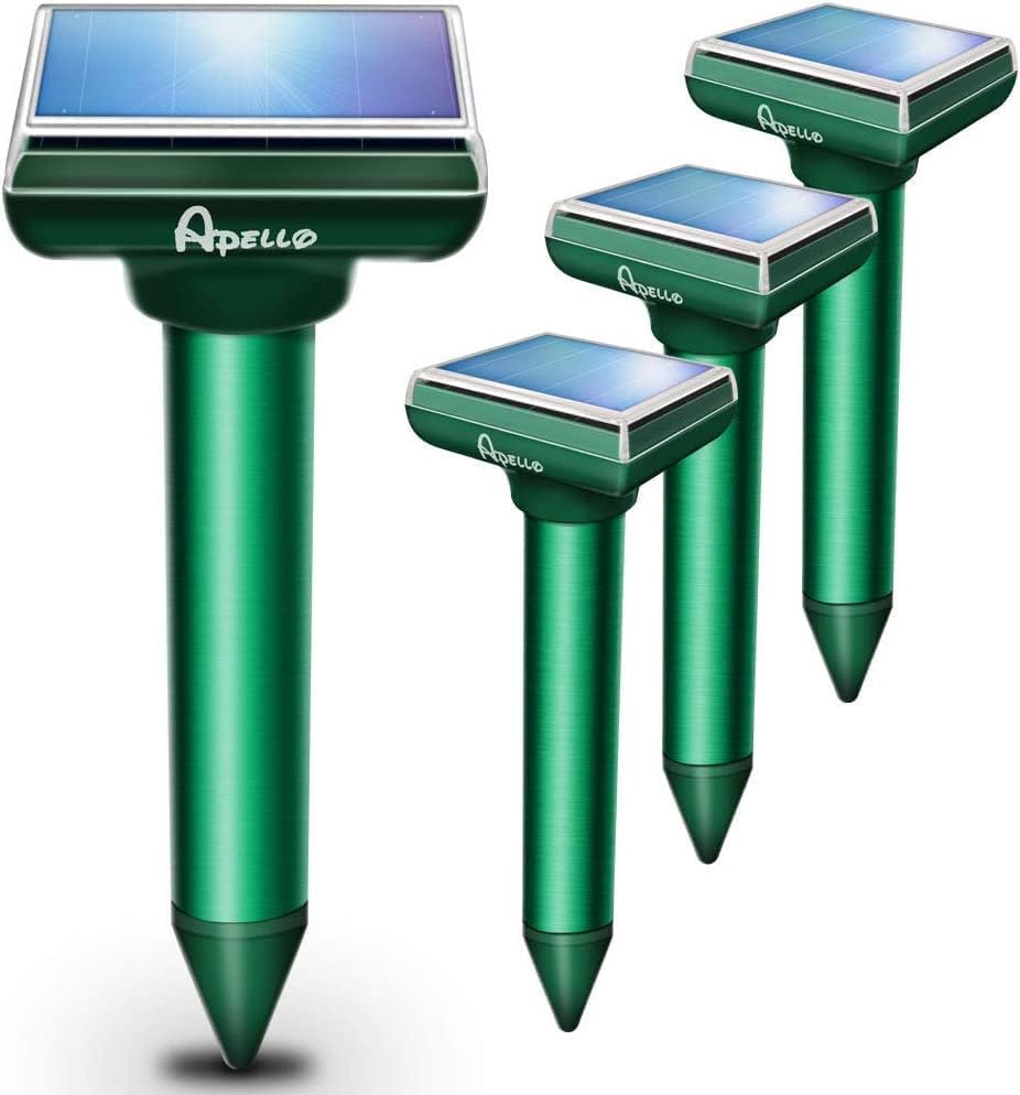 Amazon.com: Apello Solar Mole Gopher Repellent Chipmunk Repeller ...