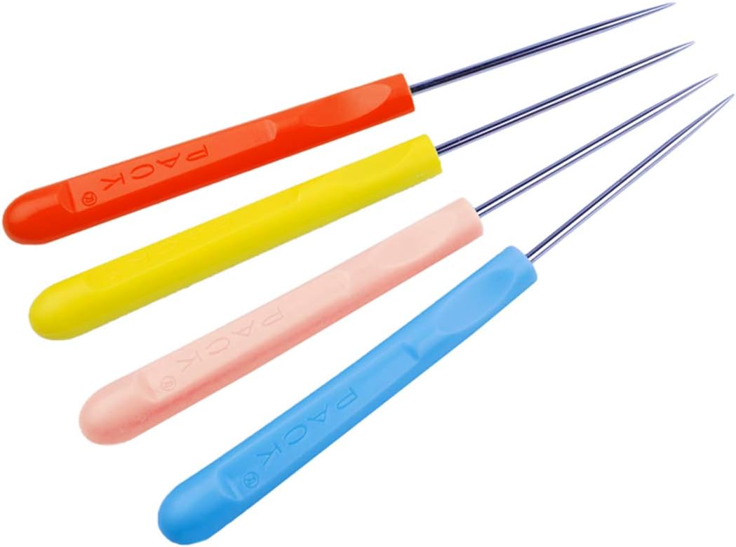 Amazon.com: ZLKSKER (Pack of 4) Leather Stitching Sewing Awl with ...