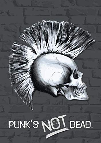 Punk's not dead: Original Punk Mohawk Notebook - A4 - lined - 200 pages ...
