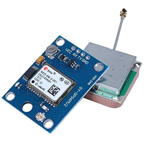 ELECTROPRIME 3V-5V power model NEO-6M GPS module GY-GPS6MV2 (Blue) L7R3 ...
