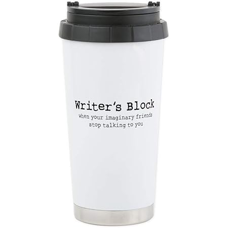 Amazon.com: CafePress The Mind Of A Writer Travel Mug Stainless Steel ...