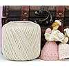 Amazon.com: Threadart 100% Pure Cotton Crochet Thread - Size 10 - Color ...