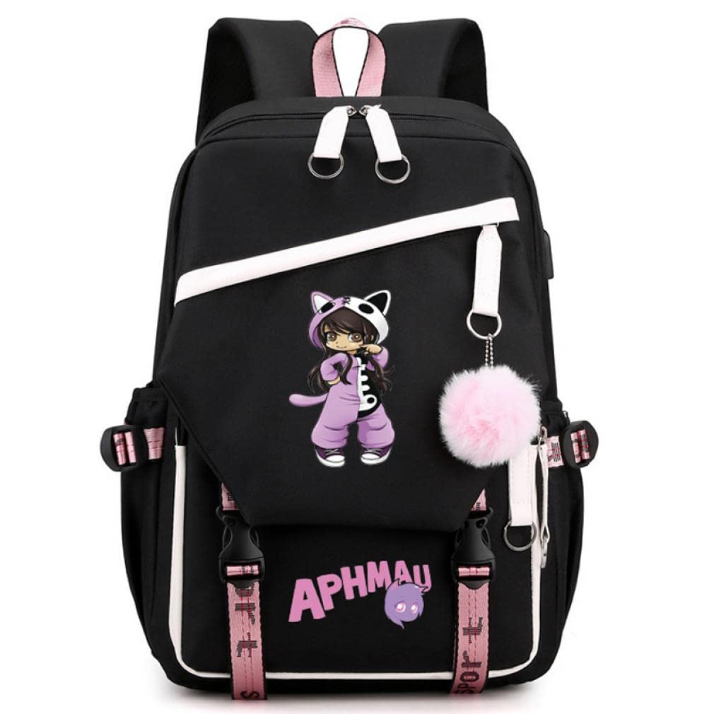 Buy Goodern Compatible for Anime Aphmau Backpack with USB Port Aphmau ...