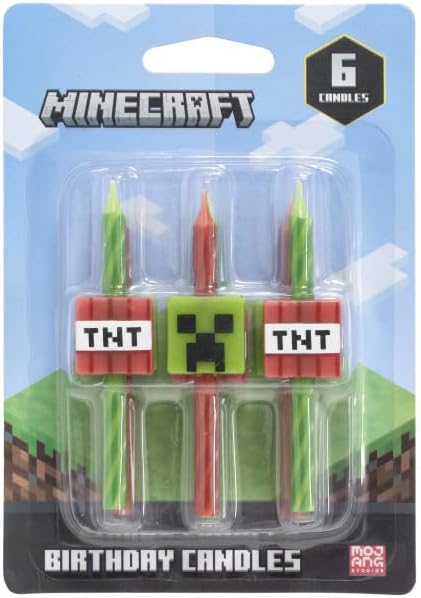 Amazon.com: DecoPac Minecraft Candles 6pk : Home & Kitchen