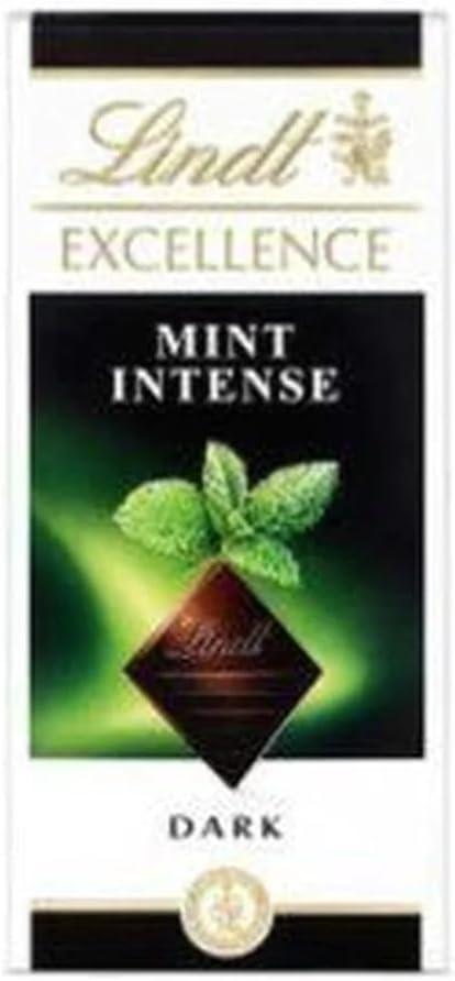 Lindt Excellence Dark Mint Chocolate Bar Each 100g : Amazon.co.uk: Grocery