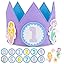 Amazon.com: BONNYCO Superhero Birthday Crown with Interchangeable ...