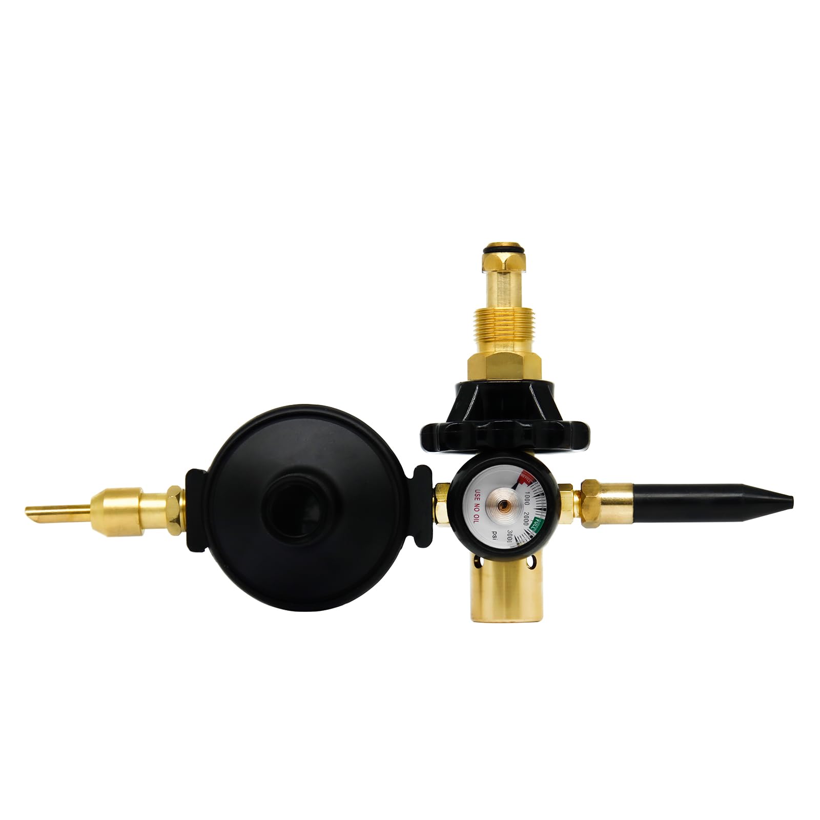 AWLOLWA Balloon Inflator - Dual Mylar & Helium Latex Filler Valve for ...