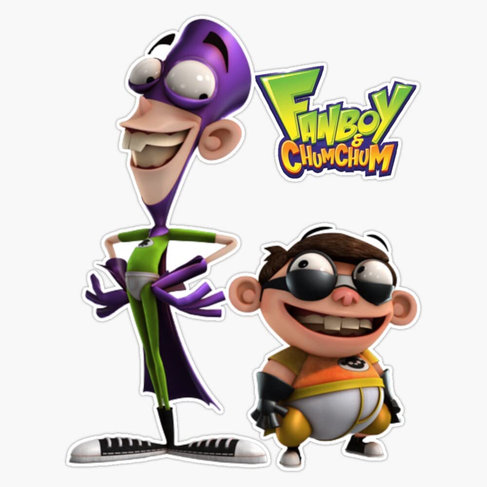 Amazon.com - Fanboy and Chum Chum Bumper Sticker Vinyl Decal 5"